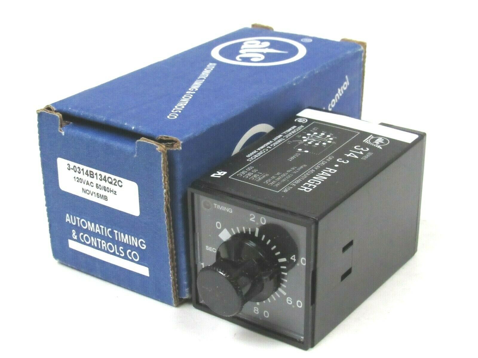 NEW ATC 3-0314B134Q2C TIME DELAY RELAY 30314B134Q2C - SB Industrial ...