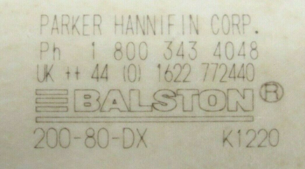 NEW BOX OF 10EA PARKER 200-80-DX FILTER CARTRIDGES 20080DX - SB ...