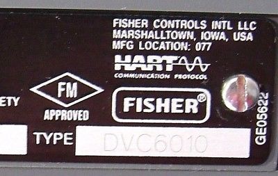 NEW FISHER EMERSON DVC6010-100/G60B DIGITAL VALVE CONTROLLER DVC6010 ...