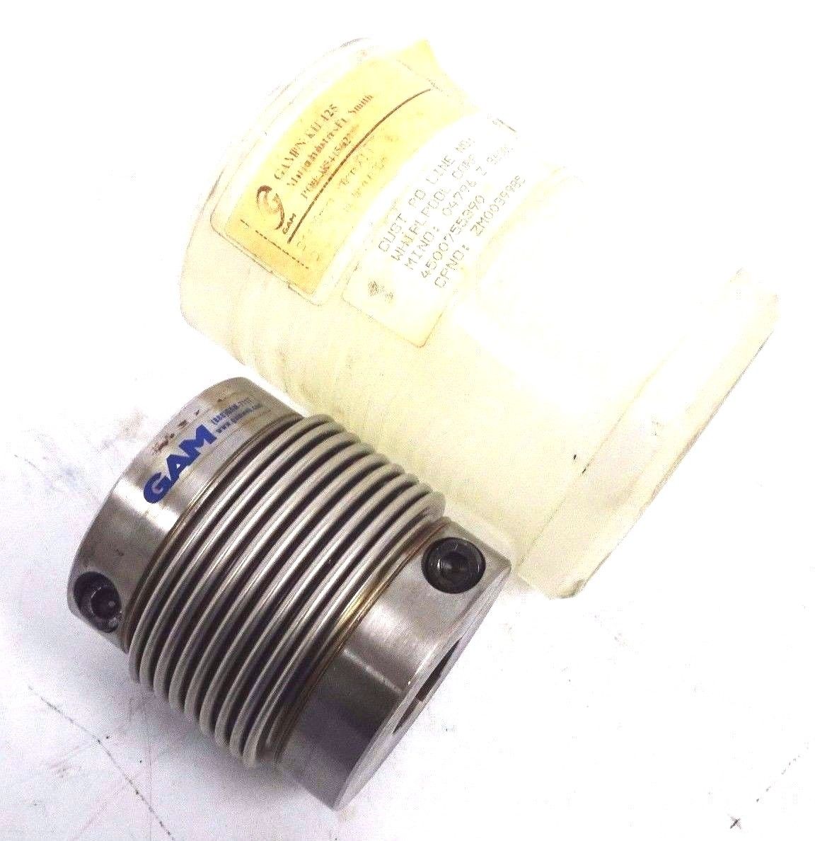 NEW GAM JAKOB KLC-125 BELLOWS COUPLING - SB Industrial Supply, Inc.