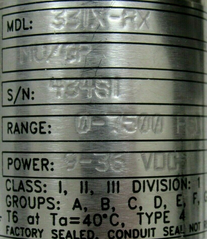 NEW GP:50 331X-RX PRESSURE TRANSDUCER 331XRX MU/GP - SB Industrial ...