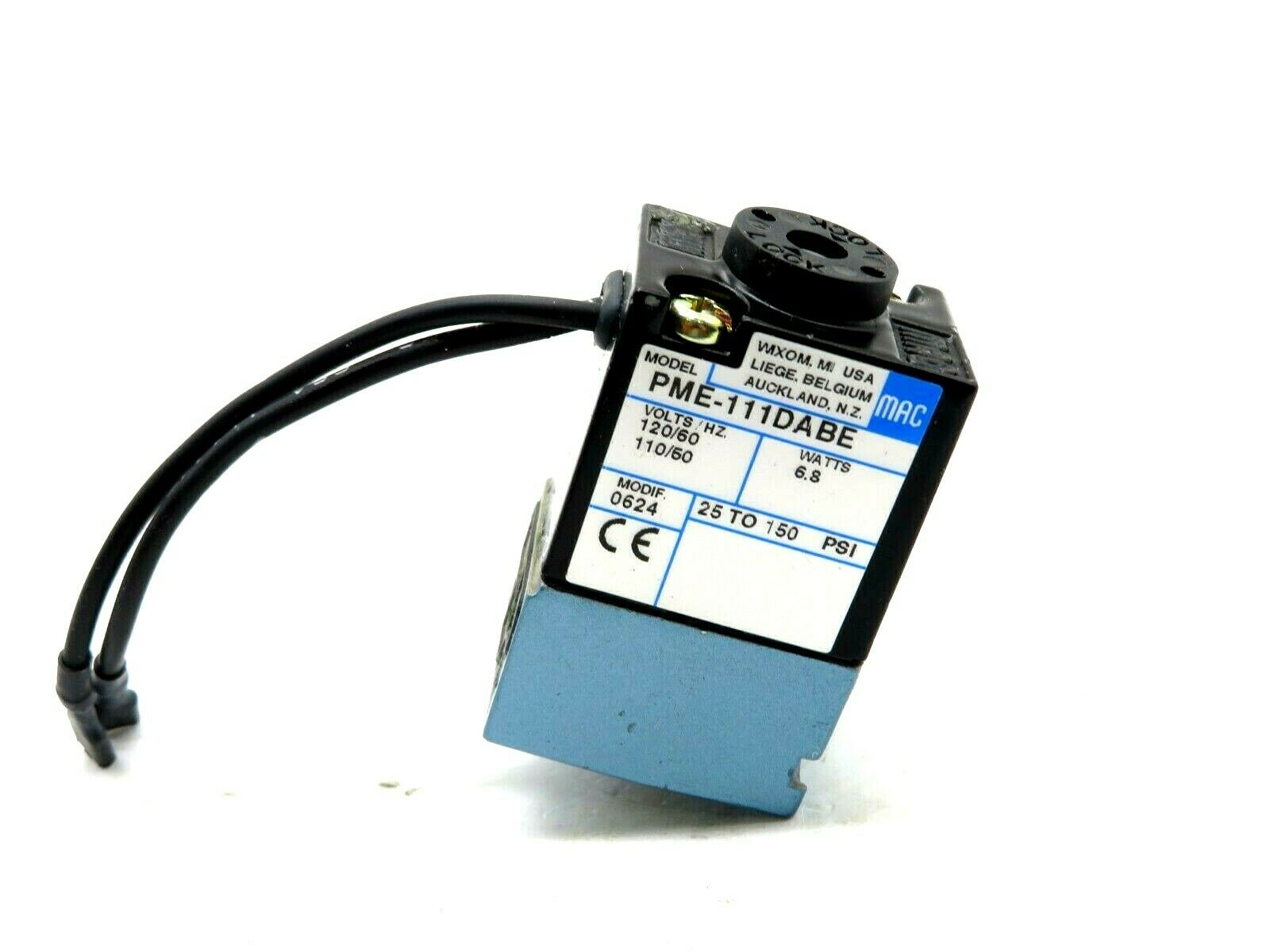 NEW MAC VALVES PME-111DABE PILOT VALVE 110/120VAC 50/60HZ PME111DABE ...