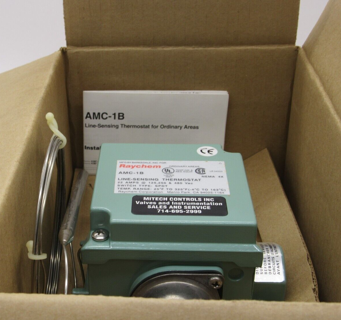 NEW RAYCHEM AMC-1B THERMOSTAT AMC1B - SB Industrial Supply, Inc.