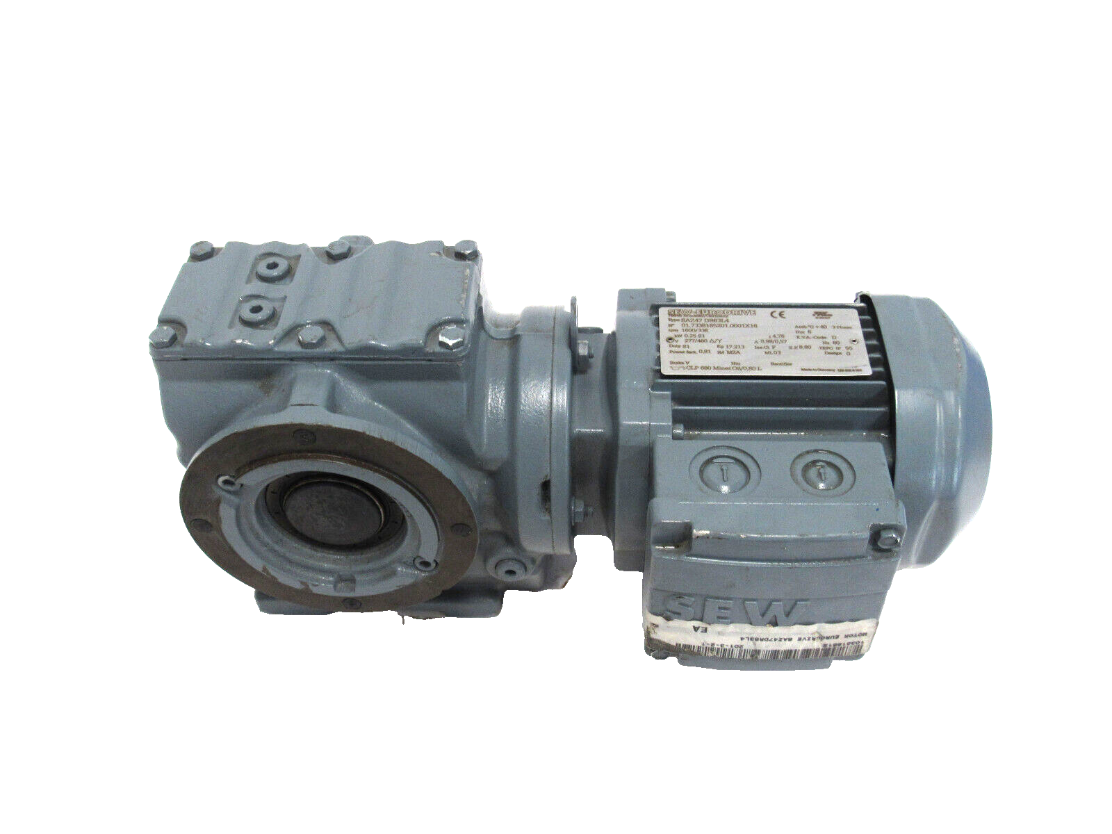 NEW SEW EURODRIVE SAZ47 DR63L4 GEARMOTOR 277/480V SAZ47DR63L4 - SB ...