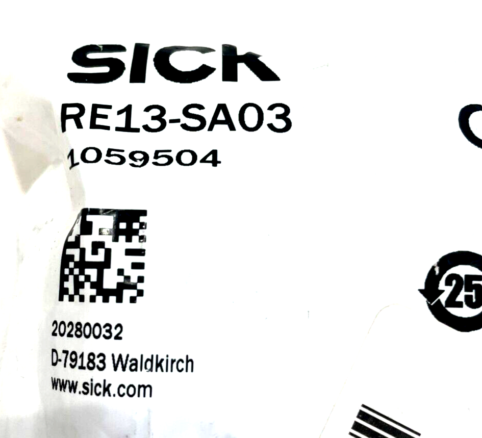 NEW SICK RE13-SA03 SAFETY SWITCH SENSOR RE13SA03 - SB Industrial Supply ...