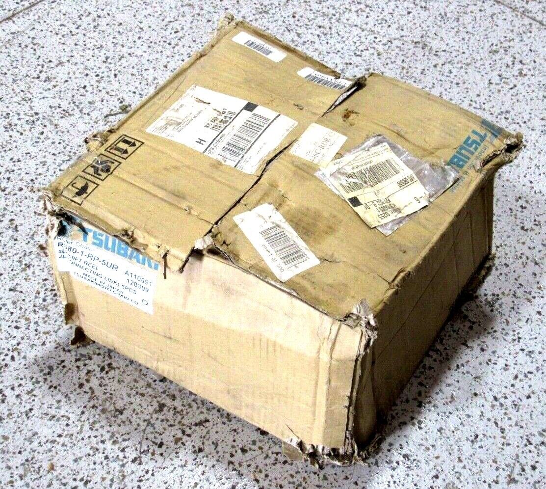 NEW TSUBAKI RS80-1-RP-5UR ROLLER CHAIN 5UT/50' REEL RS801RP5UR - SB ...