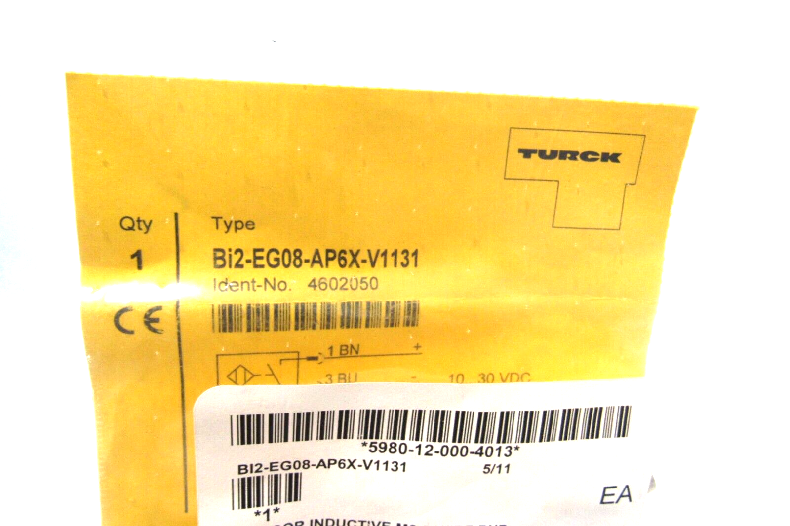 NEW TURCK BI2-EG08-AP6X-V1131 SENSOR 4602050 BI2EG08AP6XV1131 - SB ...
