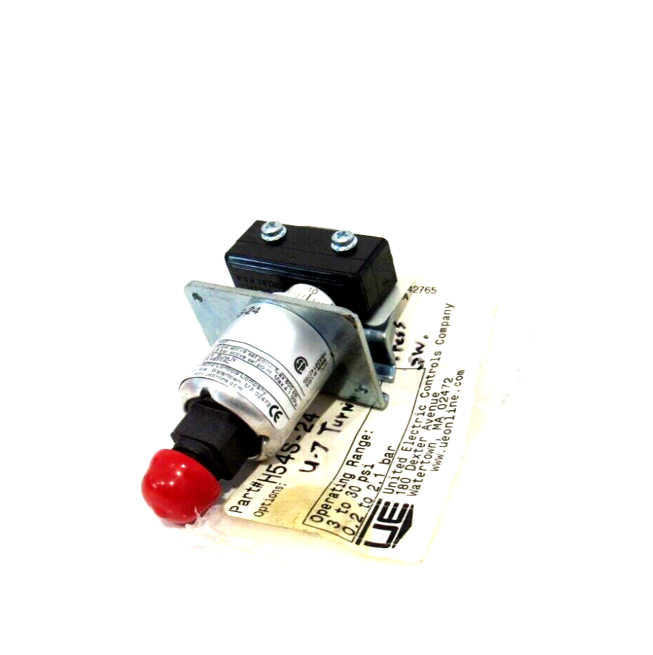 NEW UNITED ELECTRIC H54S-24 PRESSURE SWITCH H54S24 - SB Industrial ...