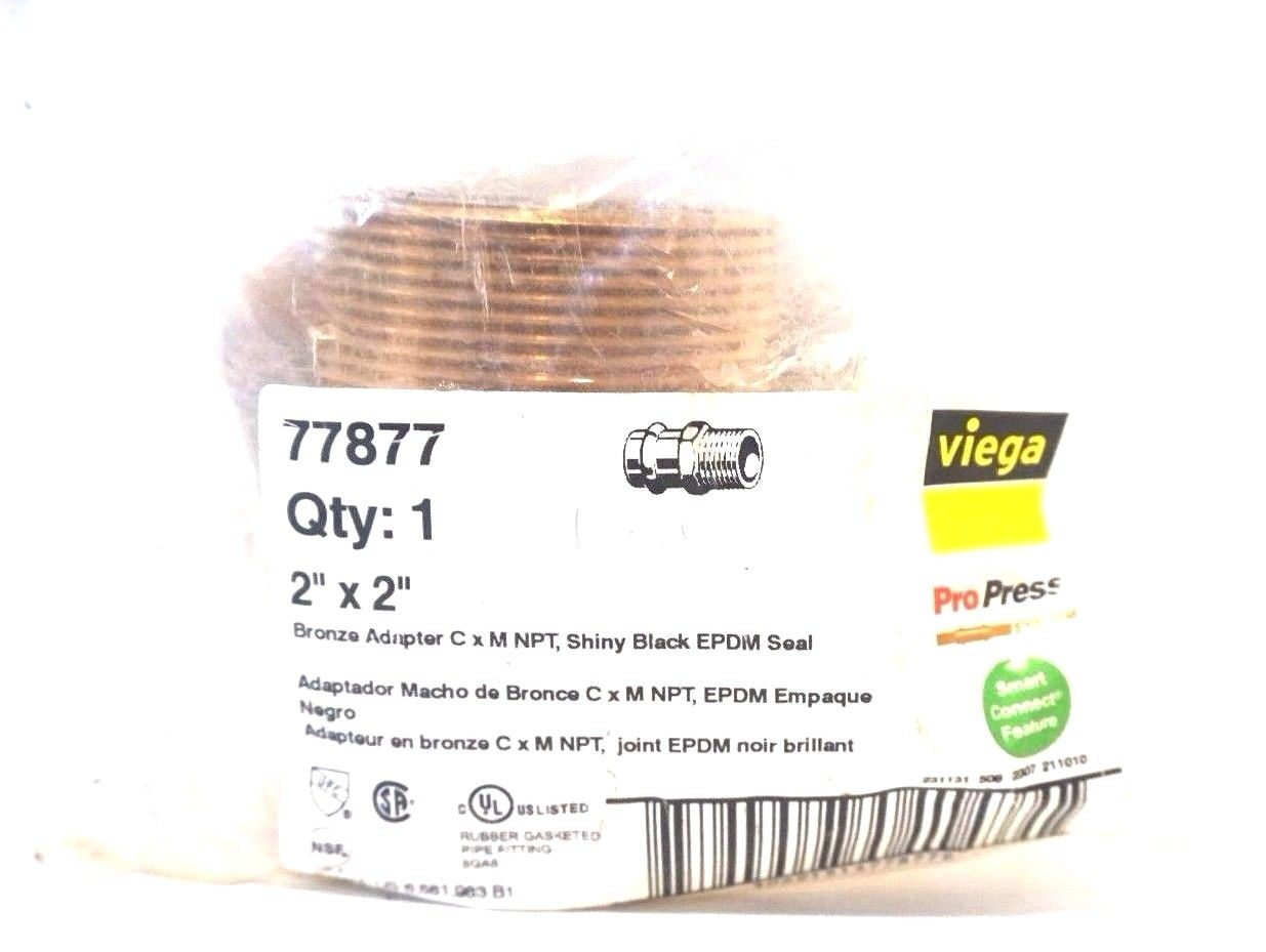 NEW VIEGA 77877 BRONZE ADAPTER 2"X 2" - SB Industrial Supply, Inc.