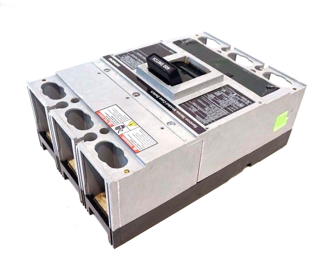 SIEMENS JXD63-S400A CIRCUIT BREAKER 400A 600V 3 POLE JXD63S400A - SB ...