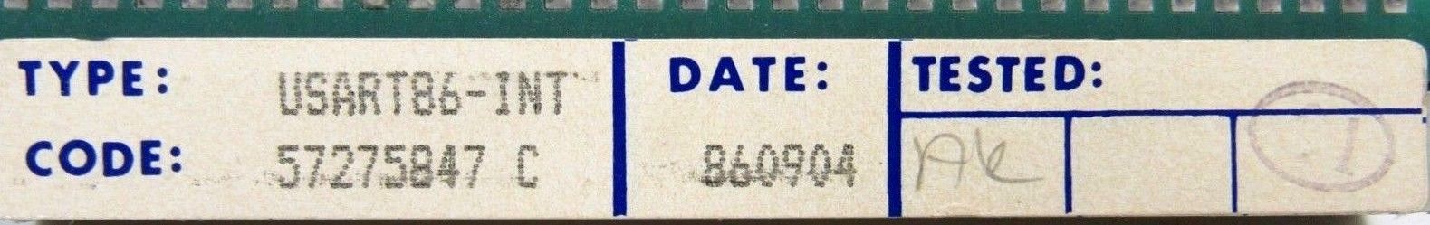 USED ABB USART86-INT CURRENT LOOP BOARD USART86INT 57275847-C - SB ...