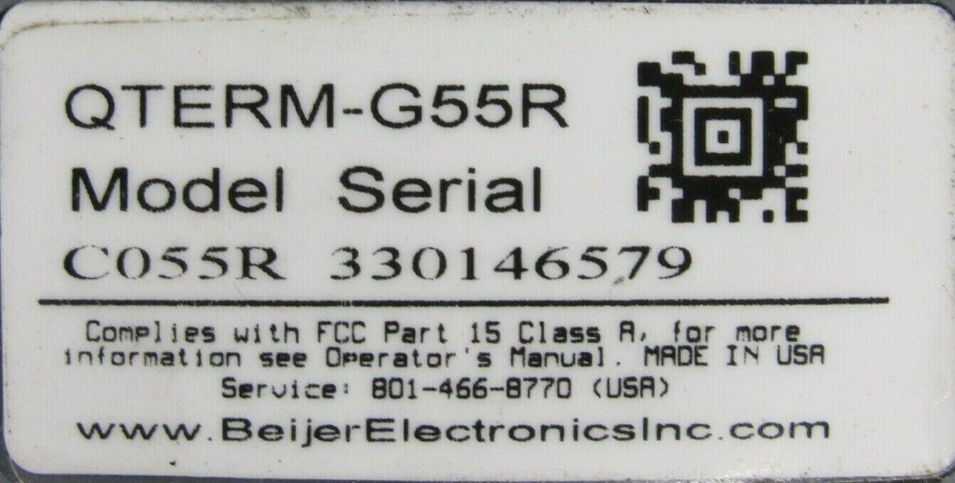 USED BEIJER ELECTRONICS QTERM-G55R MOBILE DATA TERMINAL C055R QTERMG55R ...