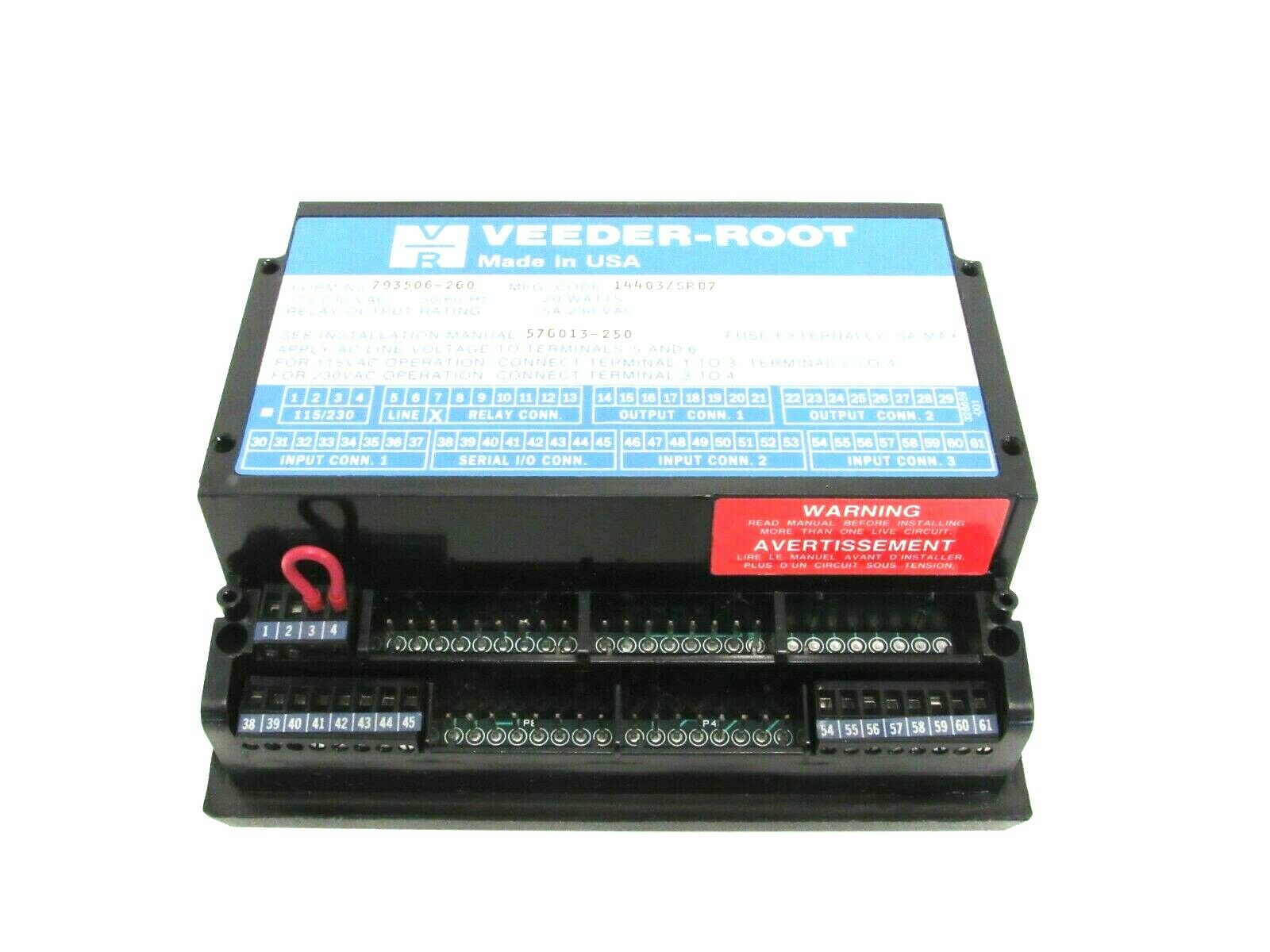USED VEEDER ROOT 793506-260 PRODUCTION DATA CONTROL 793506260 - SB ...