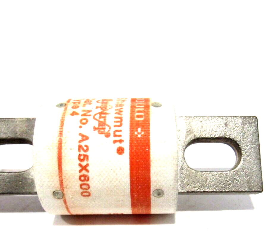 BOX OF 5 NEW GOULD SHAWMUT A25X600 TYPE 4 FUSES - SB Industrial Supply ...