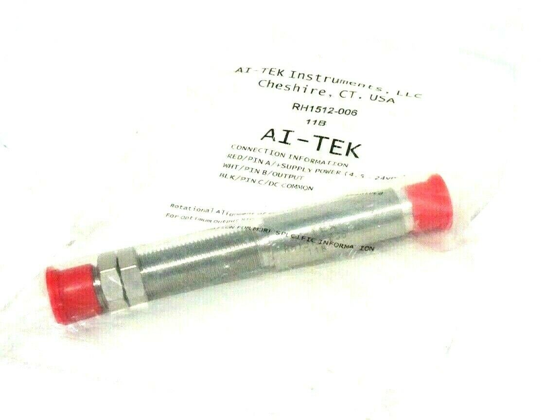 NEW AI-TEK INSTRUMENTS RH1512-006 HALL EFFECT SPEED SENSOR RH1512006 ...