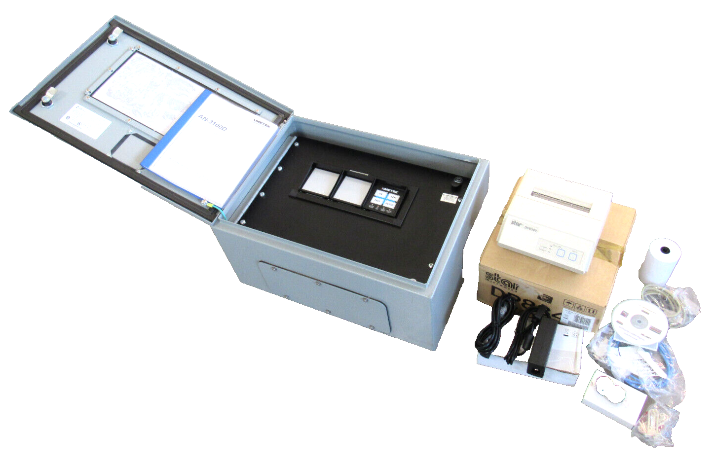 NEW AMETEK AN-3100D ANNUNCIATOR W/PRINTER AN-3100D-N4-1H-3W-TNTB-4-8-W ...