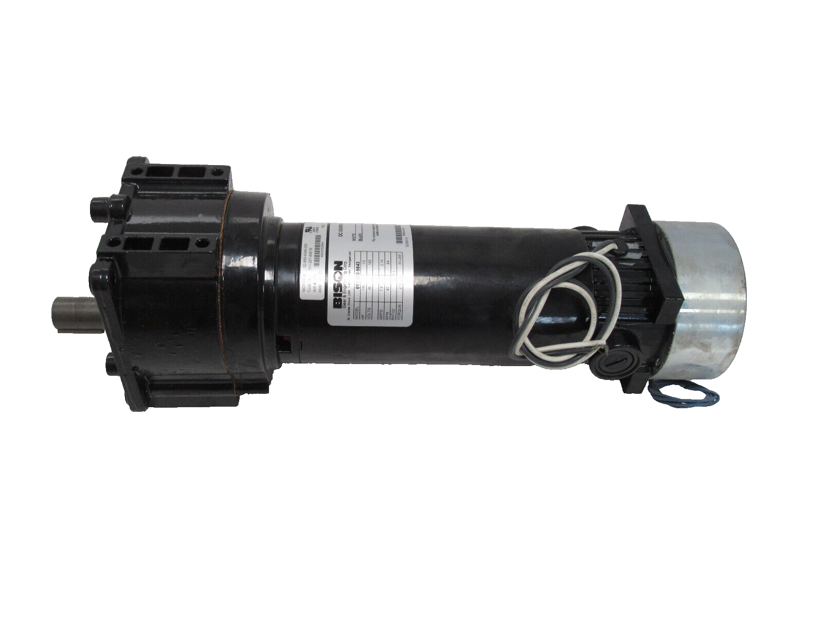 NEW BISON 011-300-9843 DC GEAREMOTOR 90/180V 42.8:1 0113009843 - SB ...
