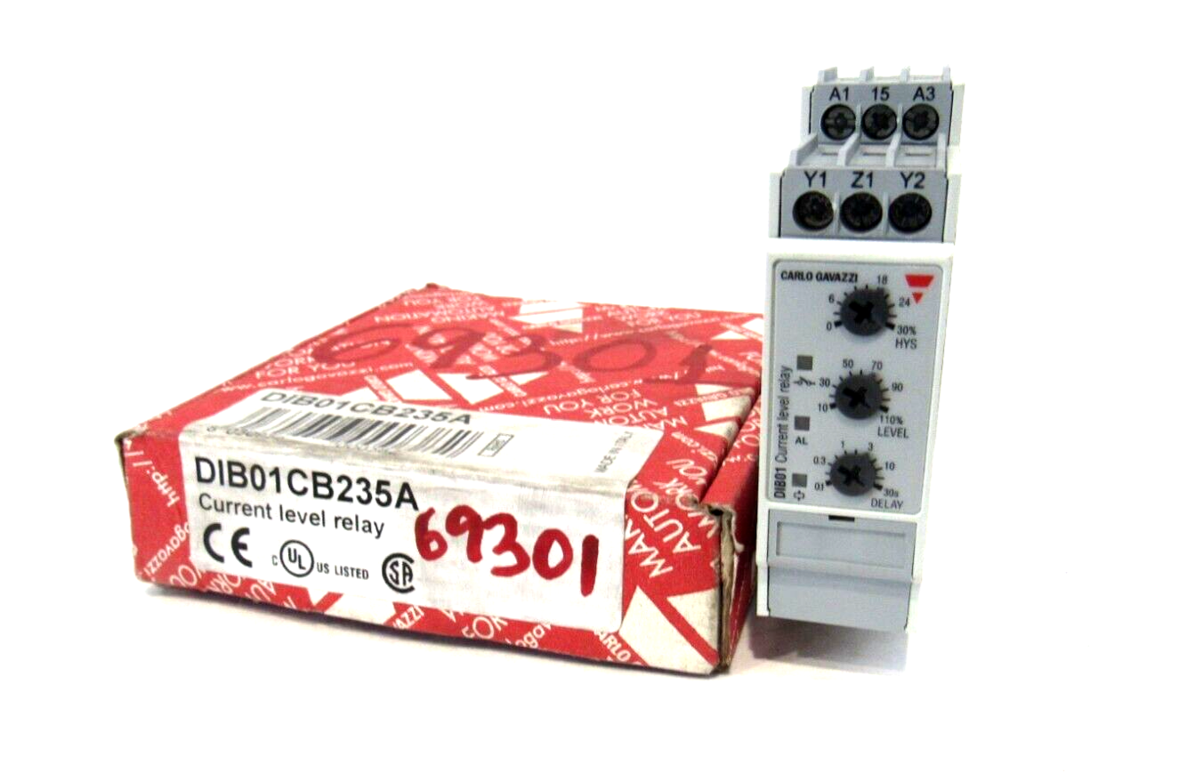 NEW CARLO GAVAZZI DIB01CB235A CURRENT LEVEL RELAY - SB Industrial ...