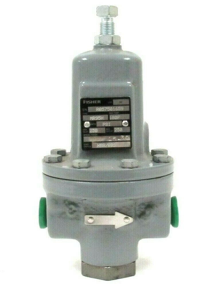 NEW FISHER MR95H PRESSURE REDUCING REGULATING VALVE - SB Industrial ...