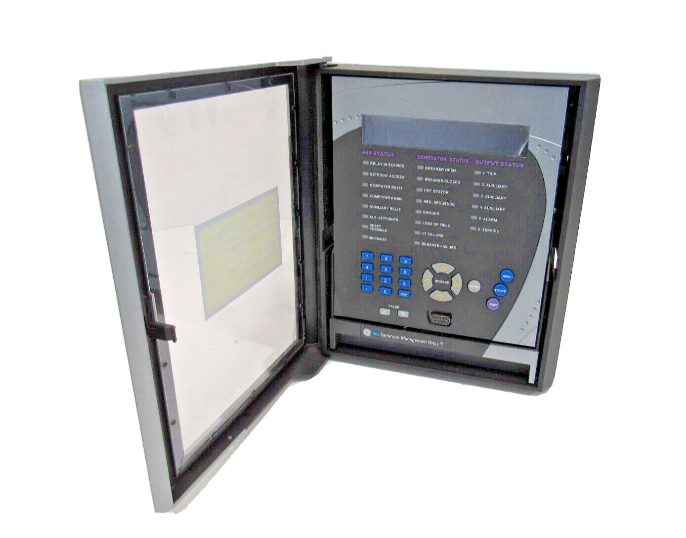 NEW GE 489-P5-HI-A20-E GENERATOR MANAGEMENT RELAY SR489 489P5HIA20E ...