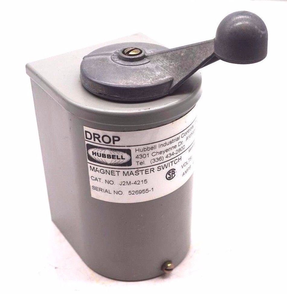 NEW HUBBELL J2M-4215 MAGNET MASTER SWITCH 58441341 J2M4215 - SB ...
