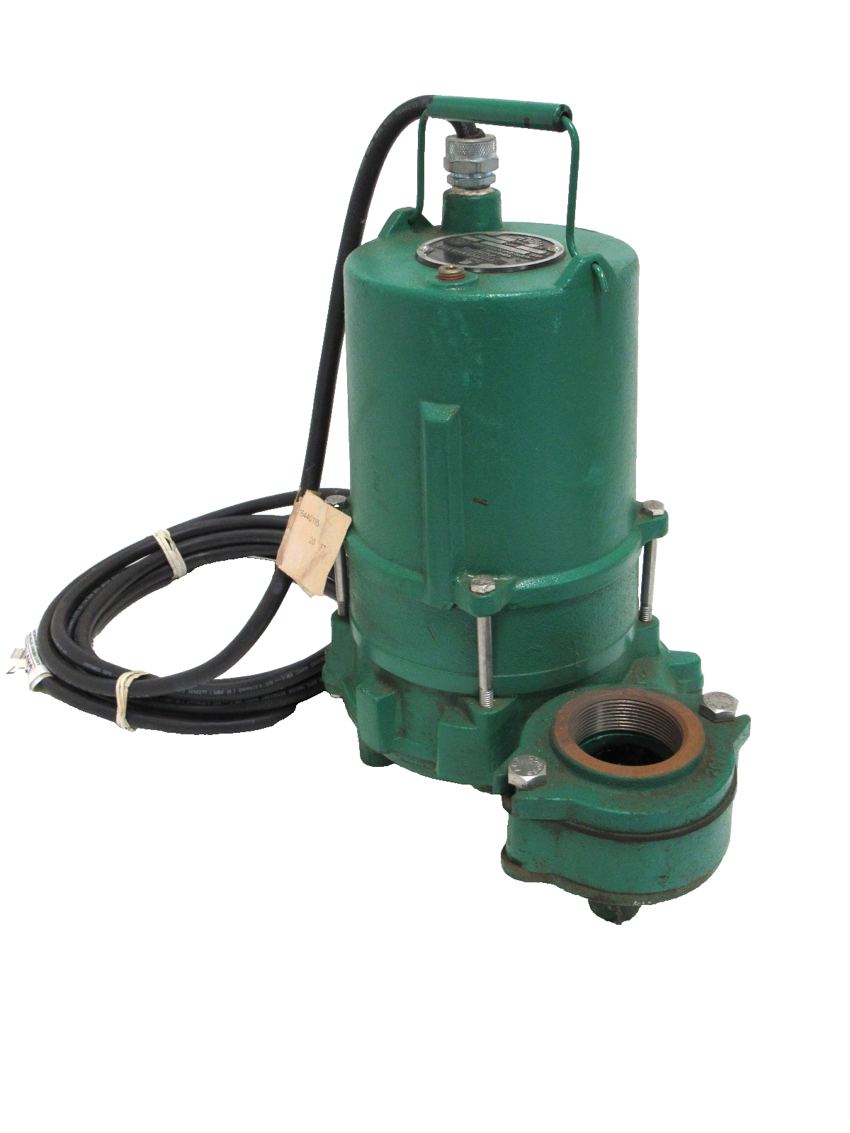 NEW HYDROMATIC PUMPS SPD50MH4-20 SUBMERSIBLE SEWAGE PUMP 460V .5HP - SB ...