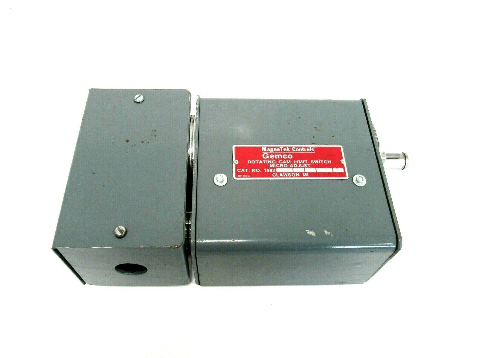 NEW MAGNETEK CONTROLS GEMCO 1980-2529 ROTATING CAM LIMIT SWITCH ...