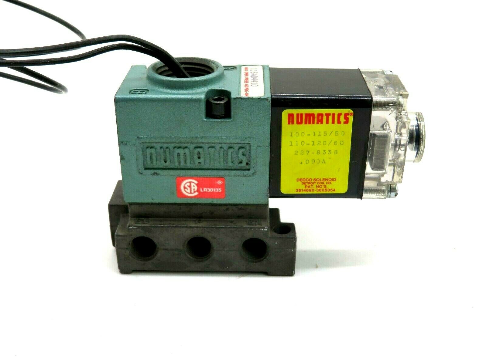 NEW NUMATICS 11SAD4410 SOLENOID VALVE - SB Industrial Supply, Inc.