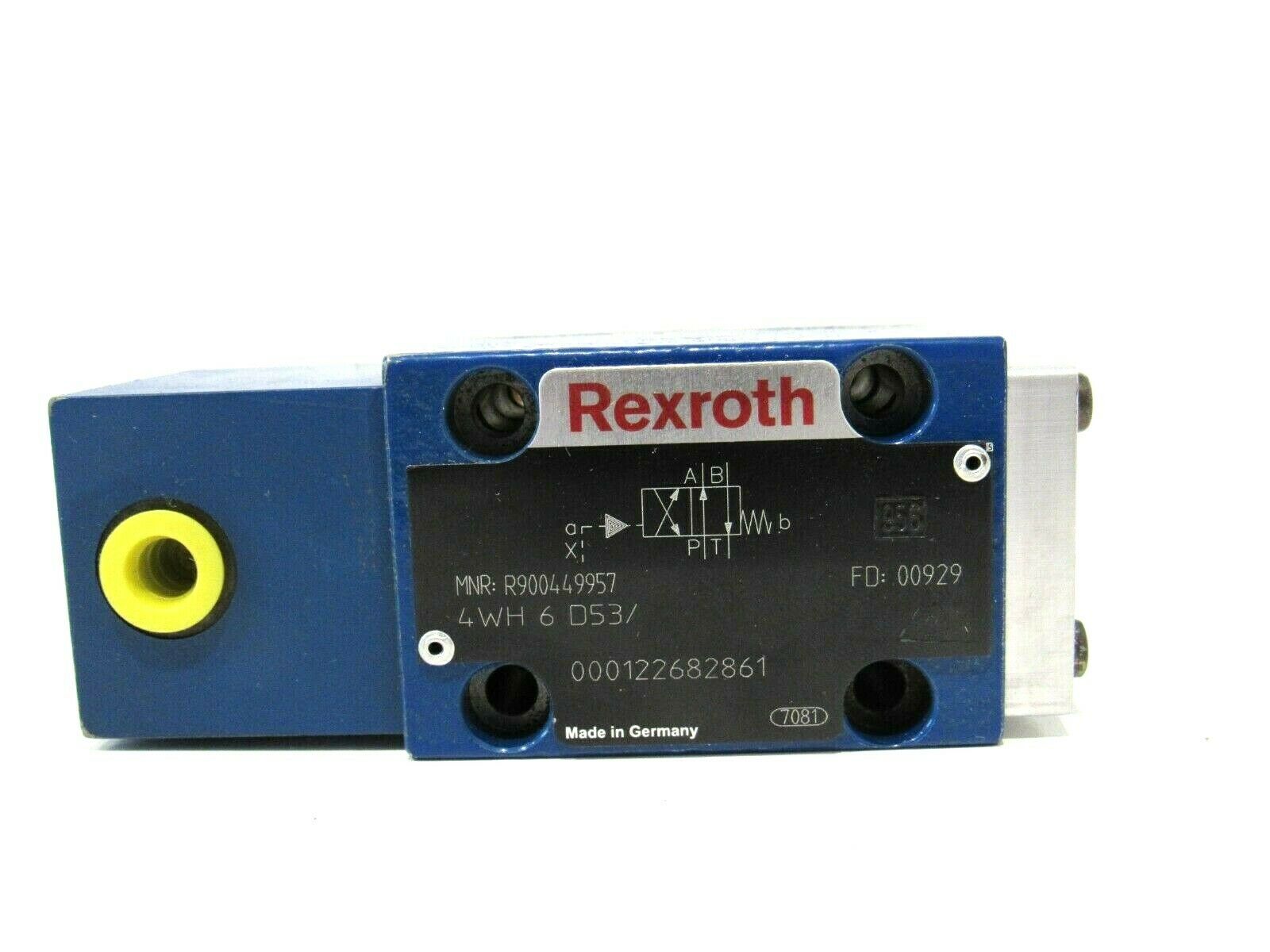 NEW REXROTH 4WH 6 D53/ DIRECTIONAL VALVE R900449957 4WH6D53 - SB ...