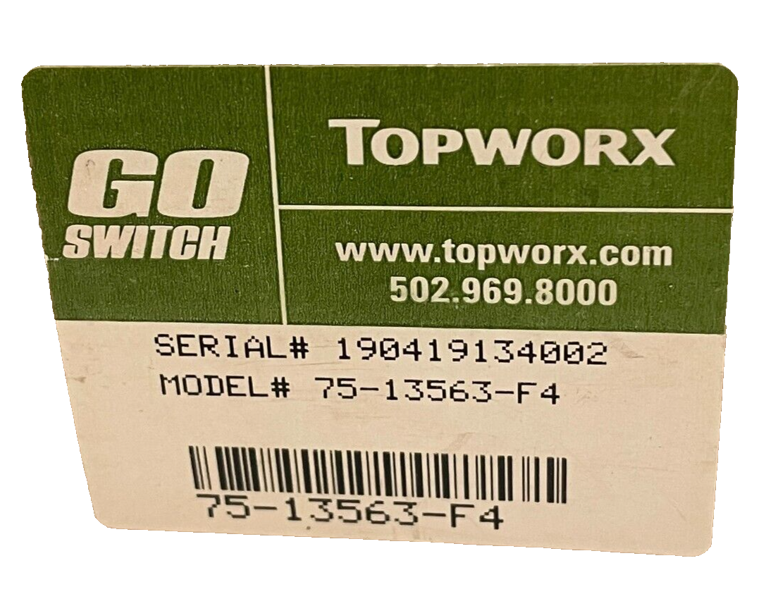 NEW TOPWORX GO SWITCH 75-13563-F4 LIMIT SWITCH 7513563F4 - SB ...