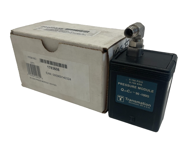 NEW TRANSMATION QUIK CAL 90-100G PRESSURE MODULE 15-B1G2K-60-1 100PSIG ...