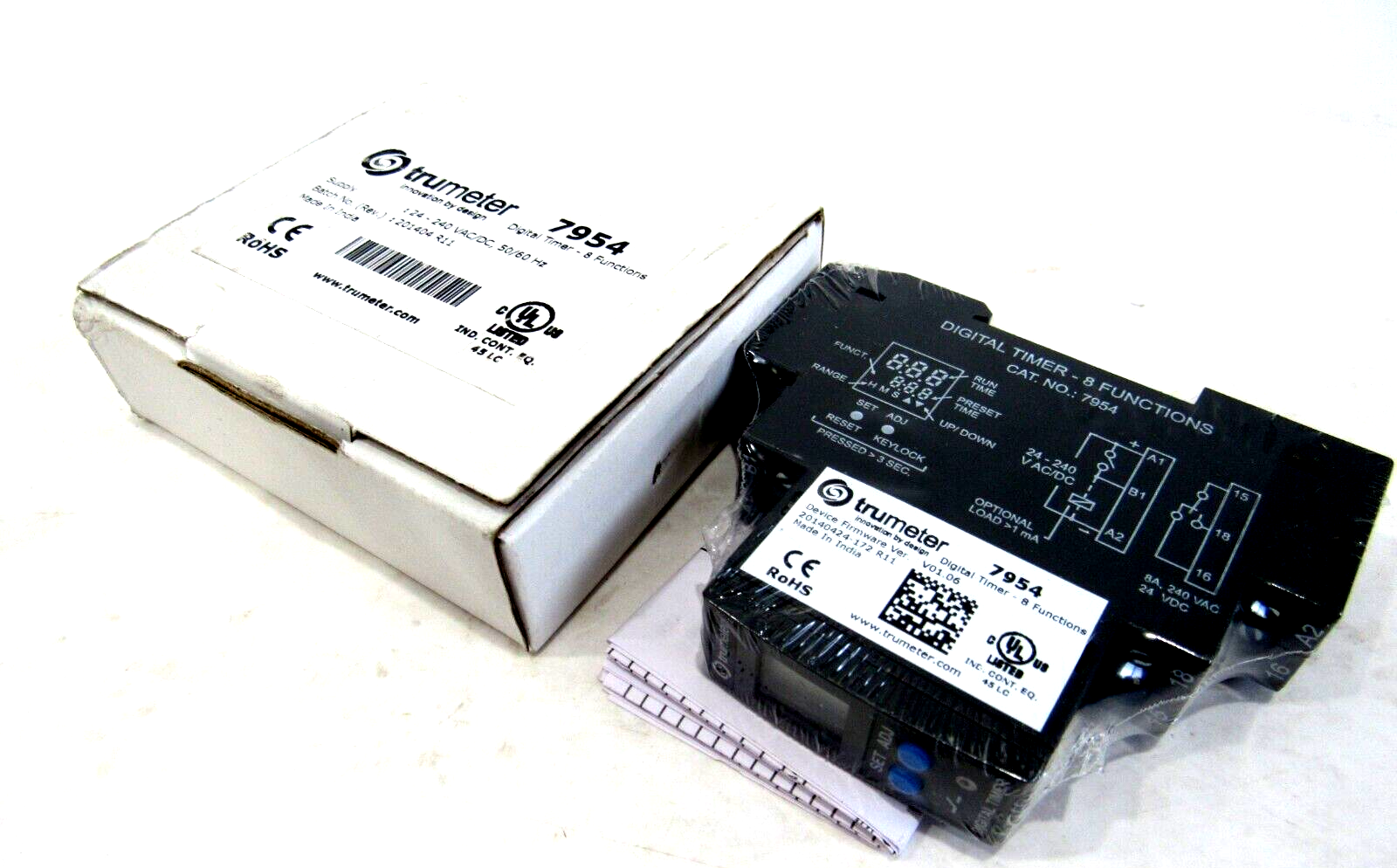 New Trumeter 7954 Digital Timer 8 Functions Sb Industrial Supply Inc