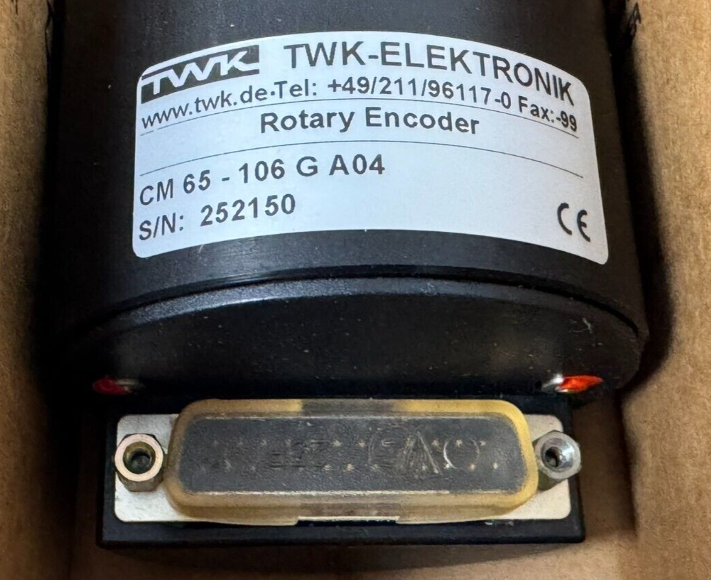 NEW TWK-ELEKTRONIK CM65-106GA04 ROTARY ENCODER CM65106GA04 - SB ...