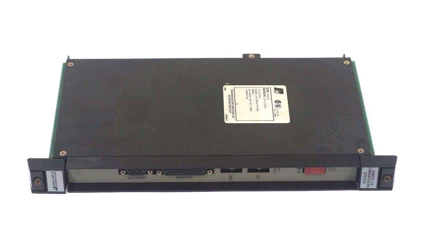 USED RELIANCE ELECTRIC 57416-S COMMUNICATION MODULE 0-57416, 57C416 ...