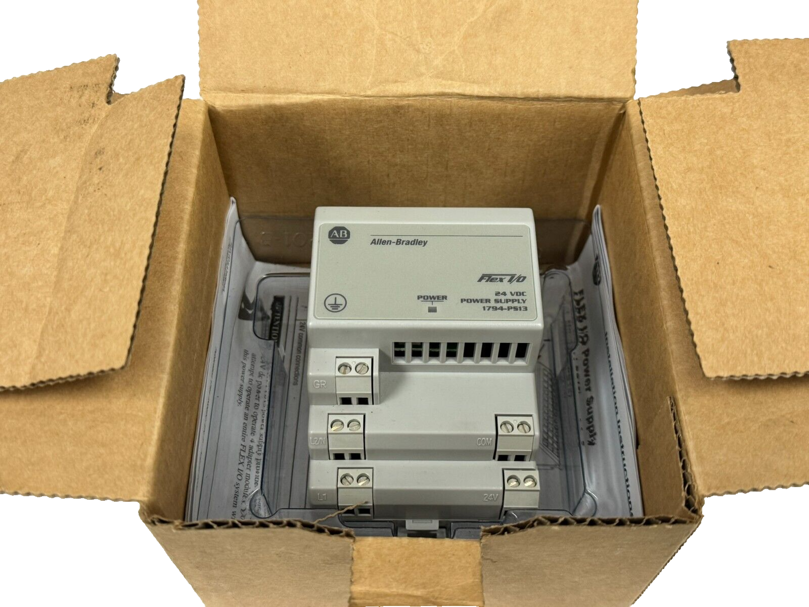 ALLEN BRADLEY 1794-PS13 FLEX I/O POWER SUPPLY SER. B 1794PS13 NEW ...