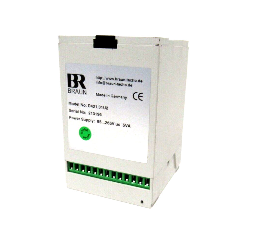 NEW BRAUN D421.31U2 ANALOG OUTPUT MODULE D42131U2 - SB Industrial ...