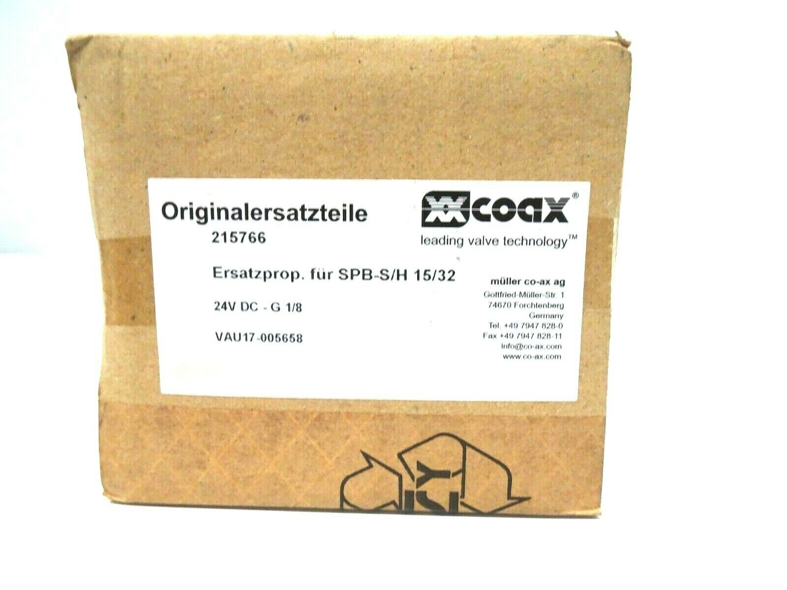 NEW COAX BS-3-DDZ-213745 PROPORTIONAL VALVE BS3DDZ213745 - SB ...