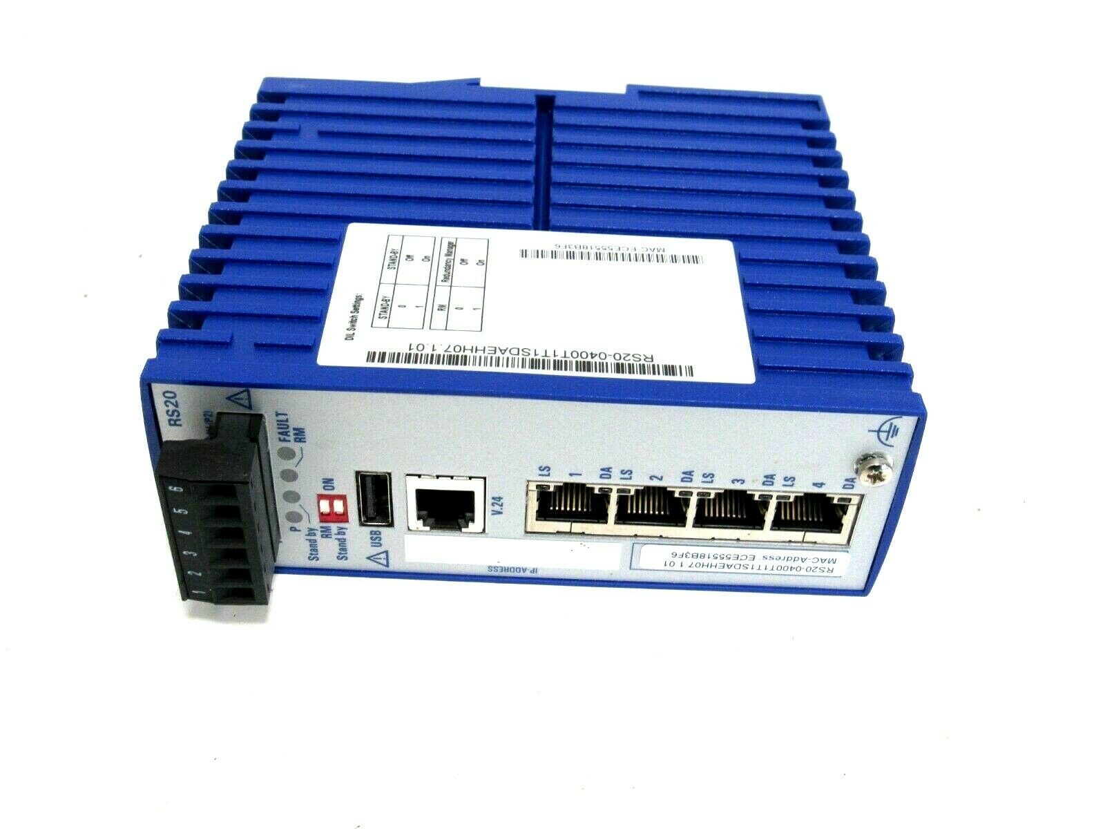 NEW HIRSCHMANN RS20-0400T1T1SDAE RAIL SWITCH RS200400T1T1SDAE - SB ...