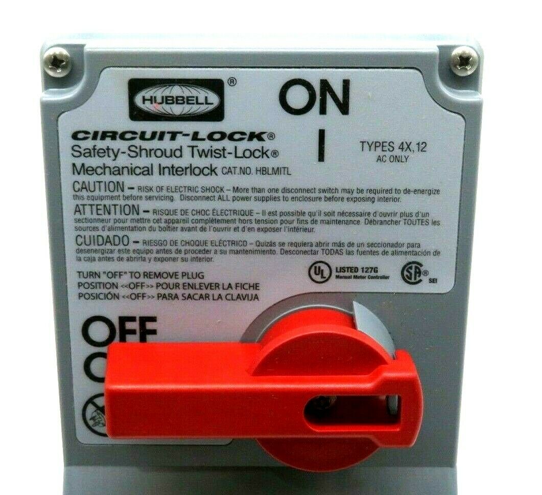 NEW HUBBELL HBLMITL SAETY TWIST LOCK 30A 600V - SB Industrial Supply, Inc.