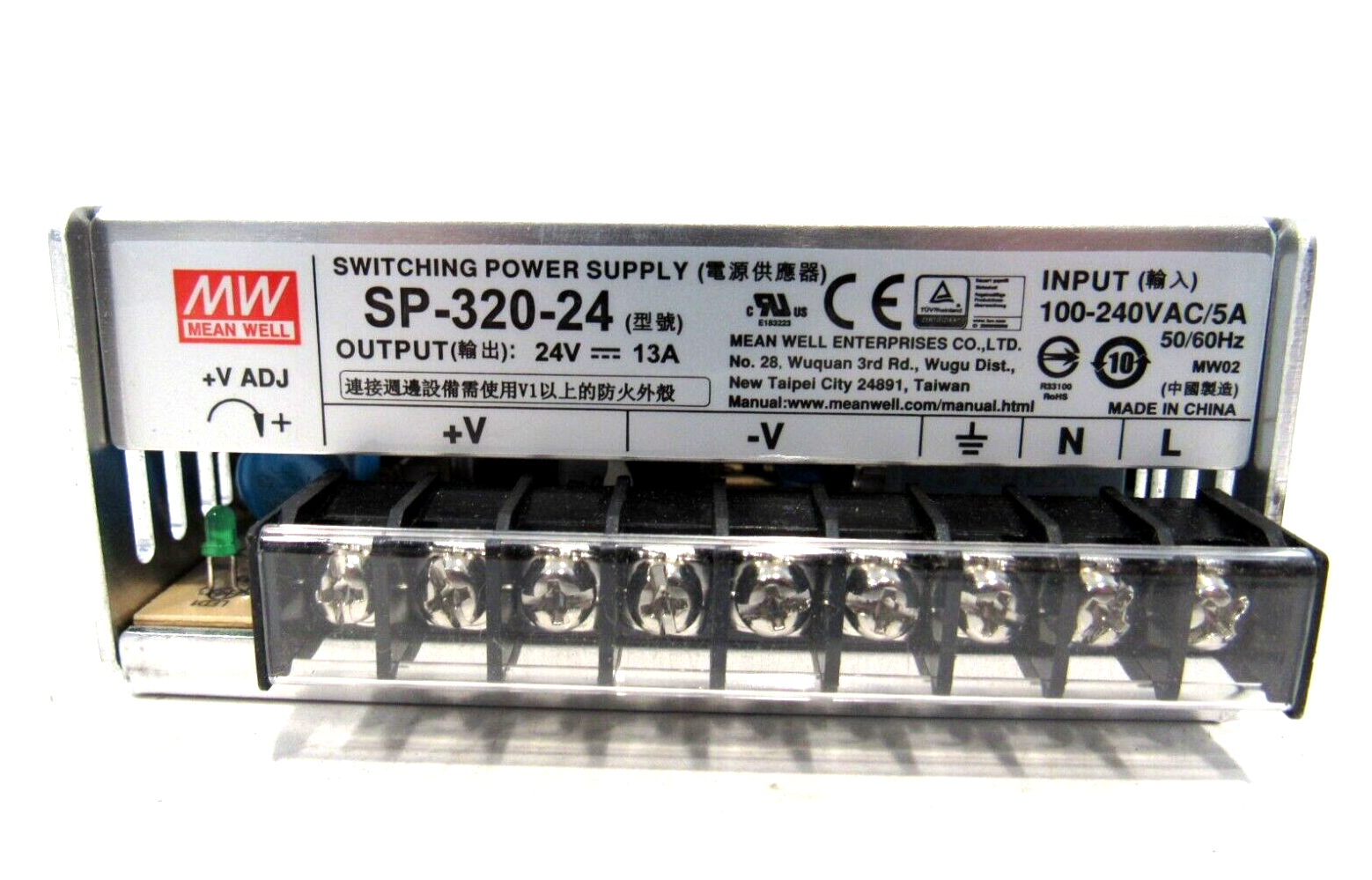 NEW MEAN WELL SP-320-24 POWER SUPPLY SP32024 - SB Industrial Supply, Inc.
