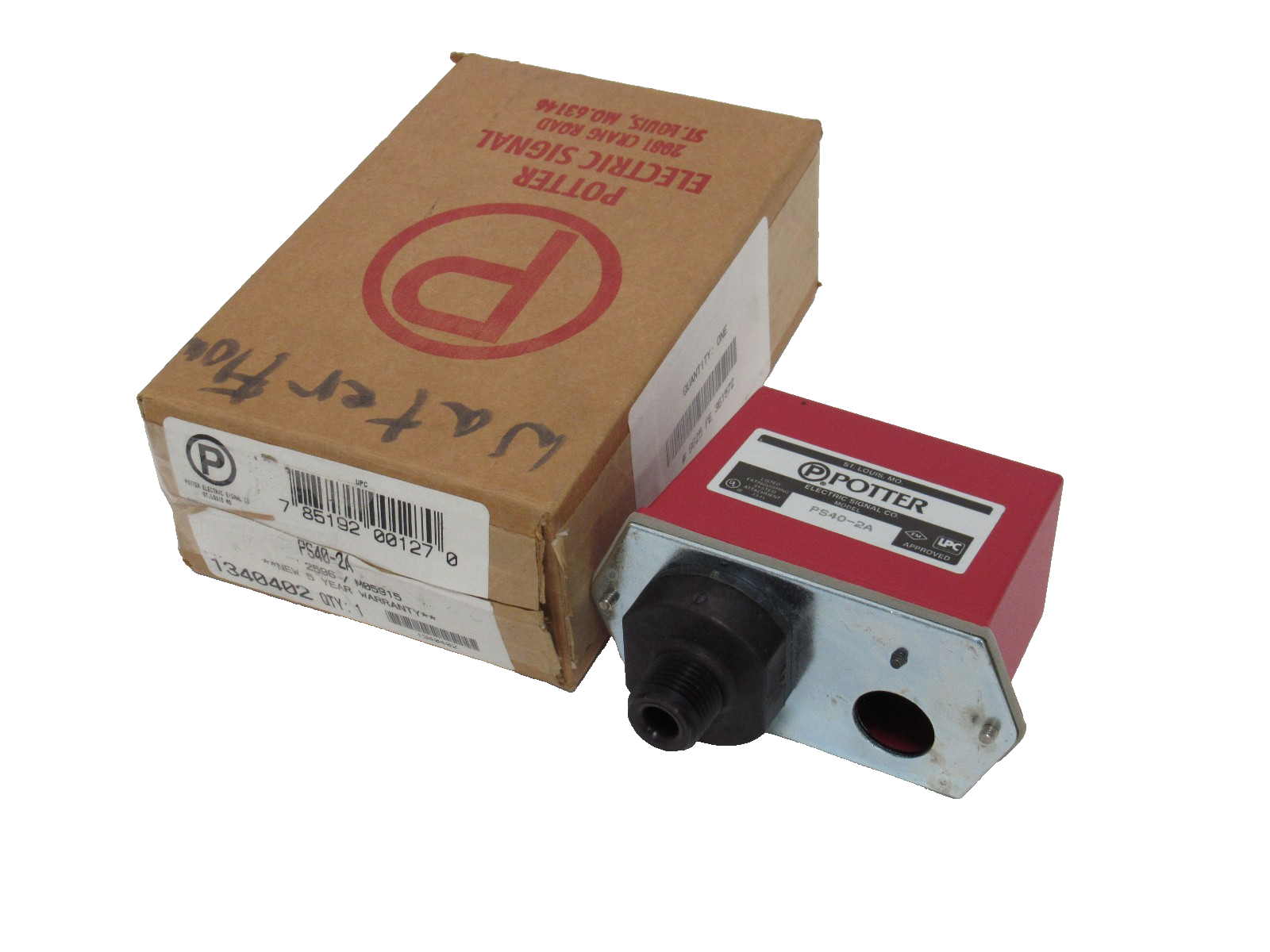 NEW POTTER PS40-2A PRESSURE SWITCH PS402A 1340402 - SB Industrial ...