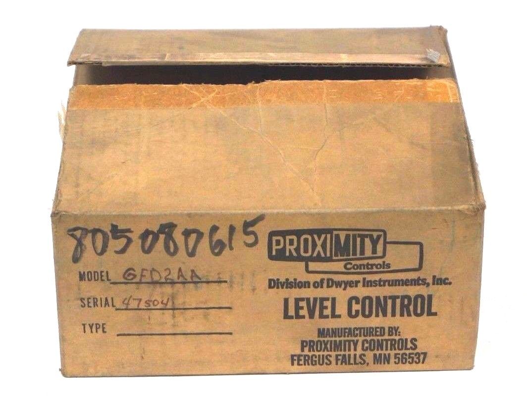NEW PROXIMITY CONTROLS GFD2AA LEVEL CONTROL - SB Industrial Supply, Inc.