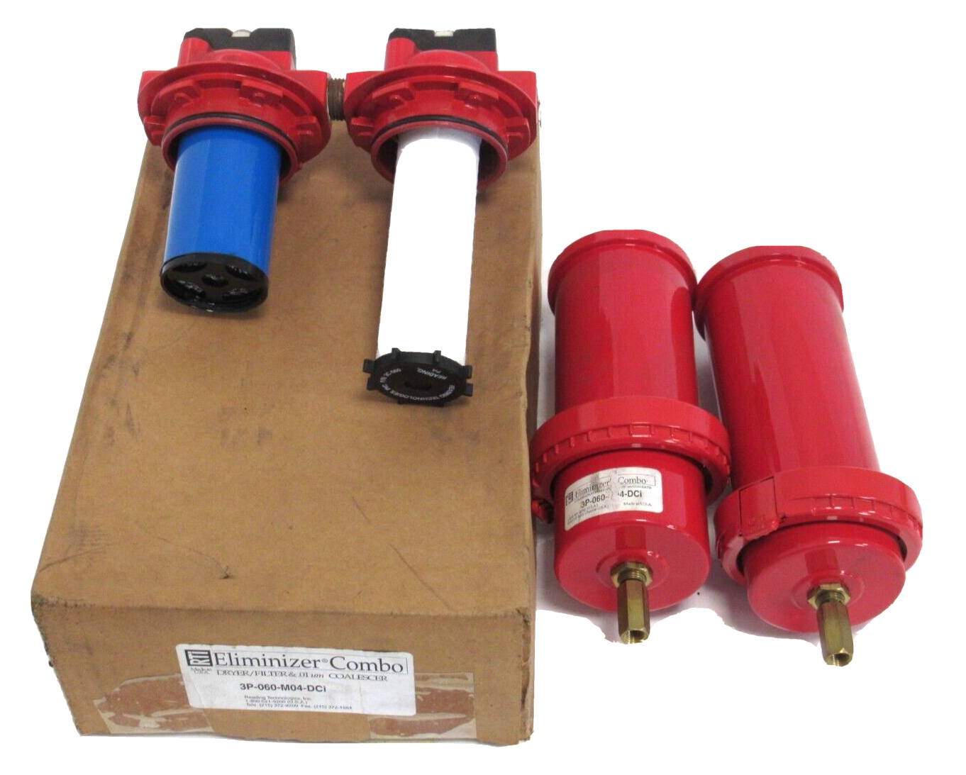 NEW RTI 3P-060-M04-DCI FILTER / DRYER ELIMINIZER COMBO 3P060M04DCI - SB ...