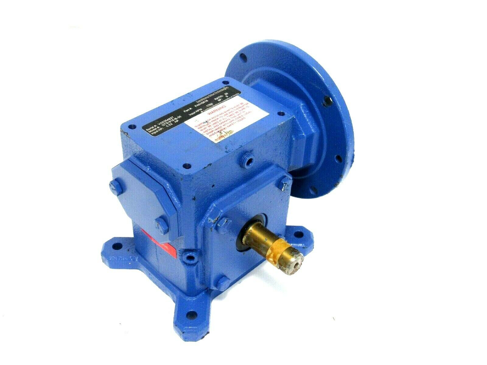 NEW SUMITOMO PA015818 GEAR REDUCER 30:1 QTS-918-B-30 - SB Industrial ...