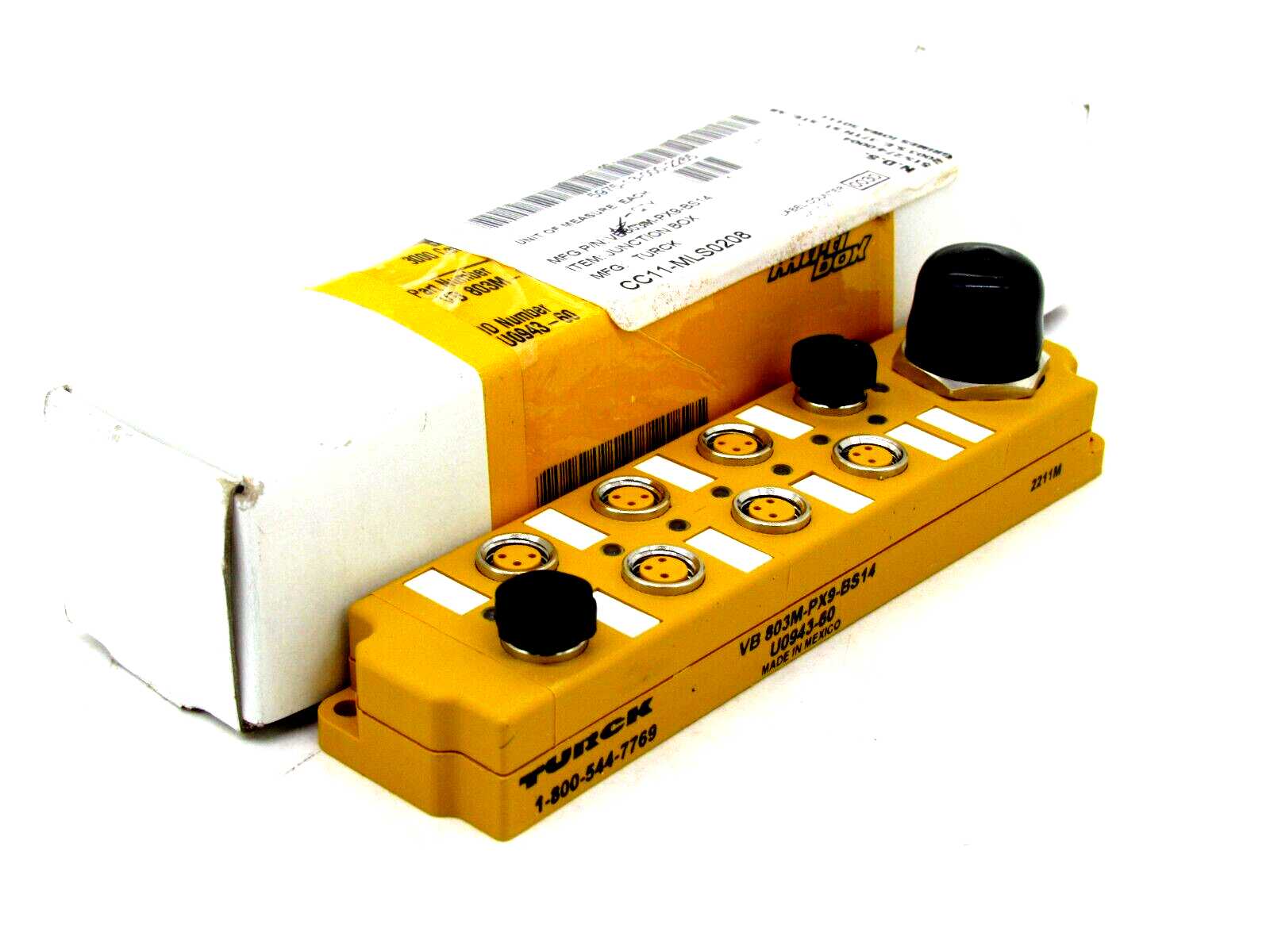 NEW TURCK VB-803M-PX9-BS14 JUNCTION BOX VB803MPX9BS14 - SB Industrial ...
