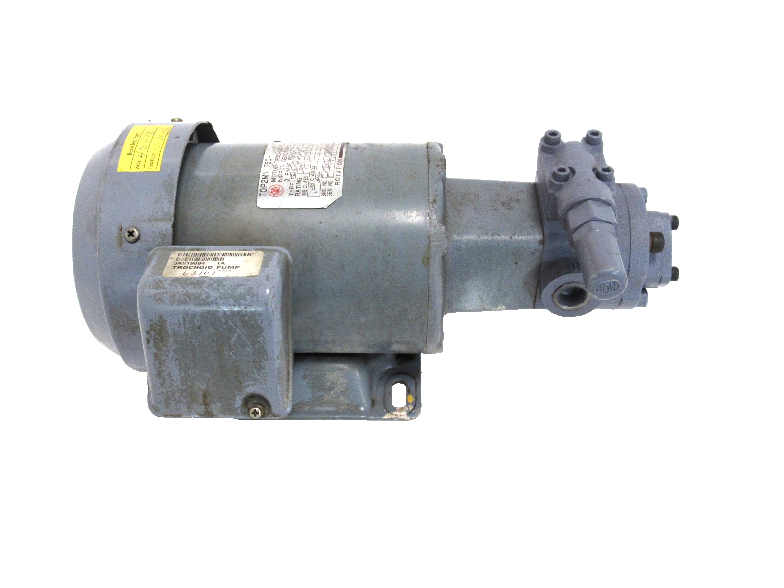 REFURBISHED NIPPON TOP-206HBMVB TROCHOID PUMP 480V FELQ-8T - SB ...