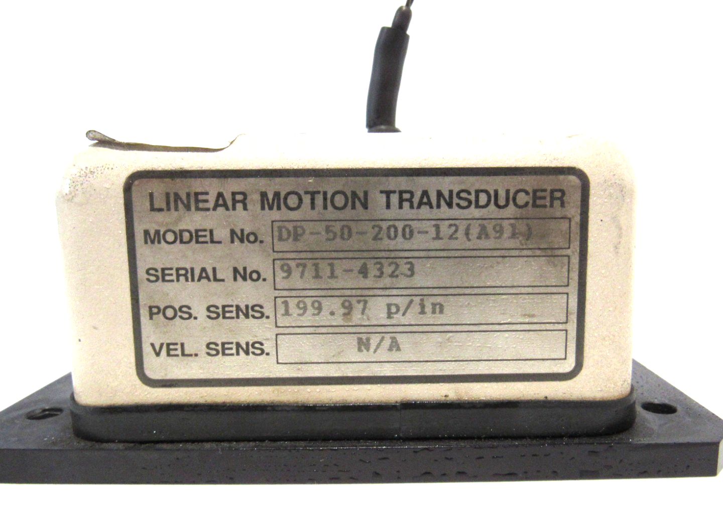 USED AMETEK DP-50-200-12 LINEAR MOTION TRANSDUCER DP5020012 - SB ...