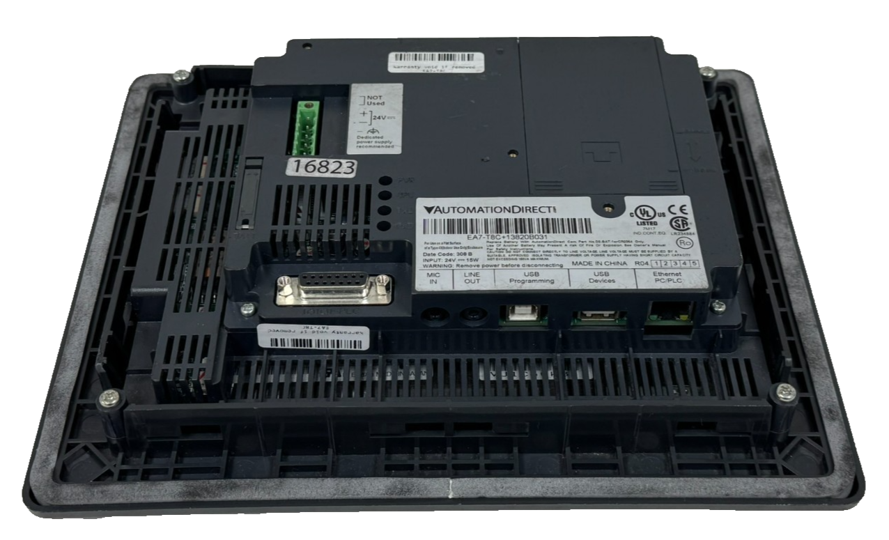 USED AUTOMATION DIRECT EA7-T8C TOUCH PANEL 8" EA7T8C - SB Industrial ...