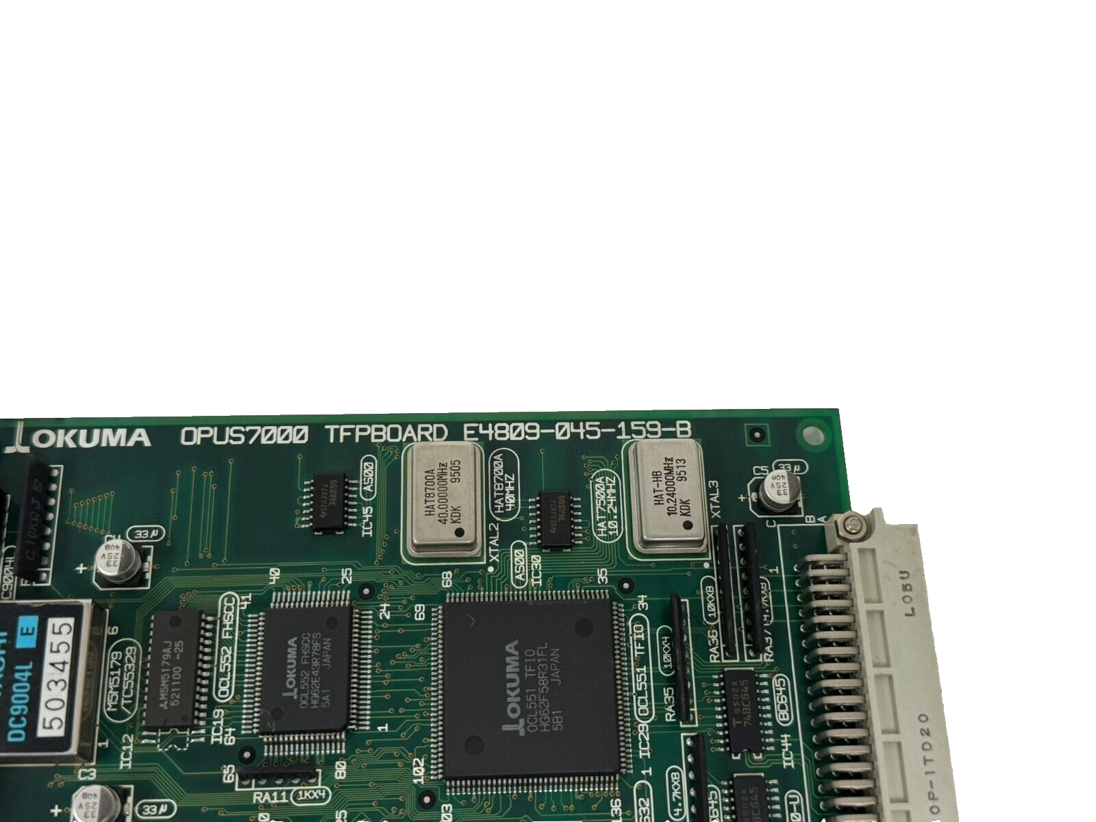 USED OKUMA E4809-045-159-B OPUS7000 TFP BOARD 1911-2140 - SB Industrial ...