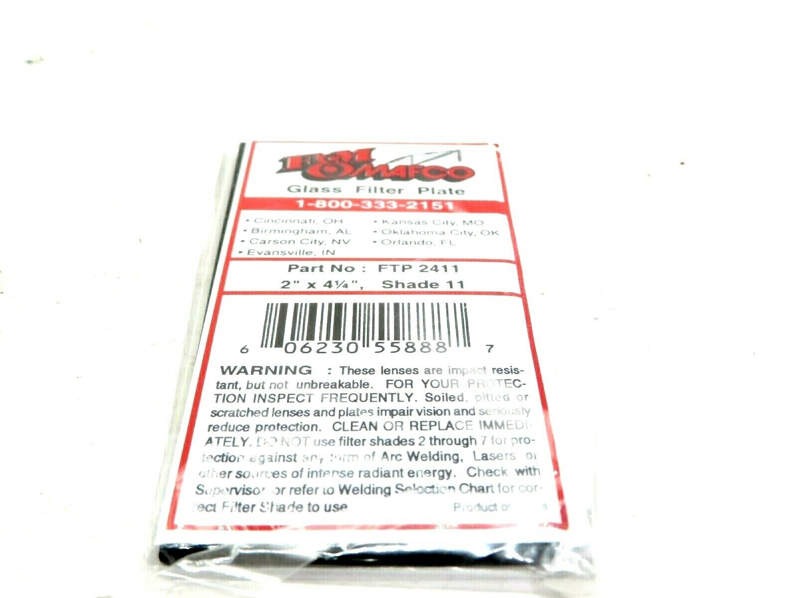 22 NEW F&M MAFCO FTP-2411 FILTER LENS SHADE 11 FTP2411 - SB Industrial ...